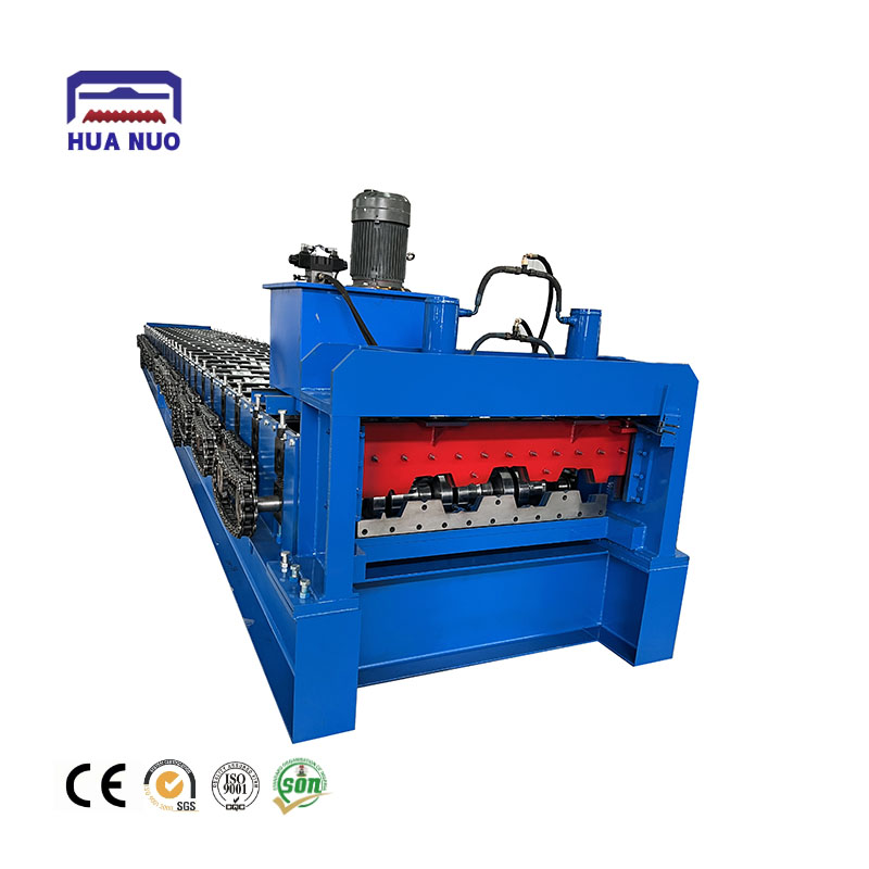 1250 914 Floor Deck Roll Forming Machine Huanuo Cold Bending